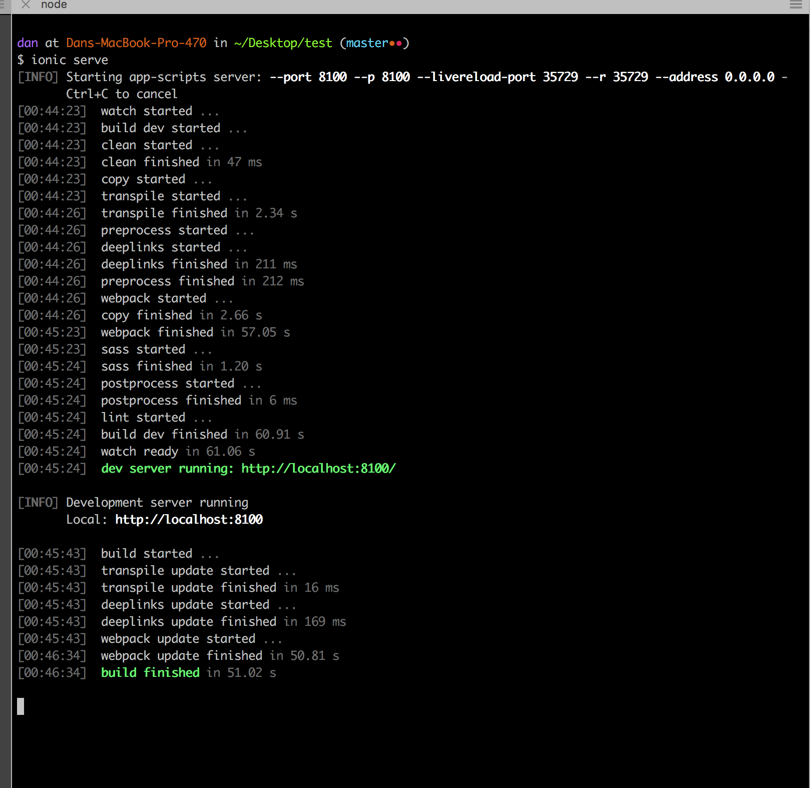 Webpack is too slow · Issue #971 · ionic-team/ionic-app-scripts · GitHub