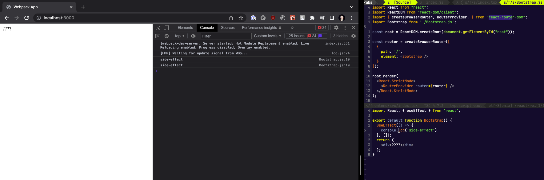 [Bug]: doubling mount side-effect · Issue #9652 · remix-run/react-router · GitHub