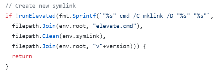 The symlink create command didn't work · Issue #434 · coreybutler/nvm ...