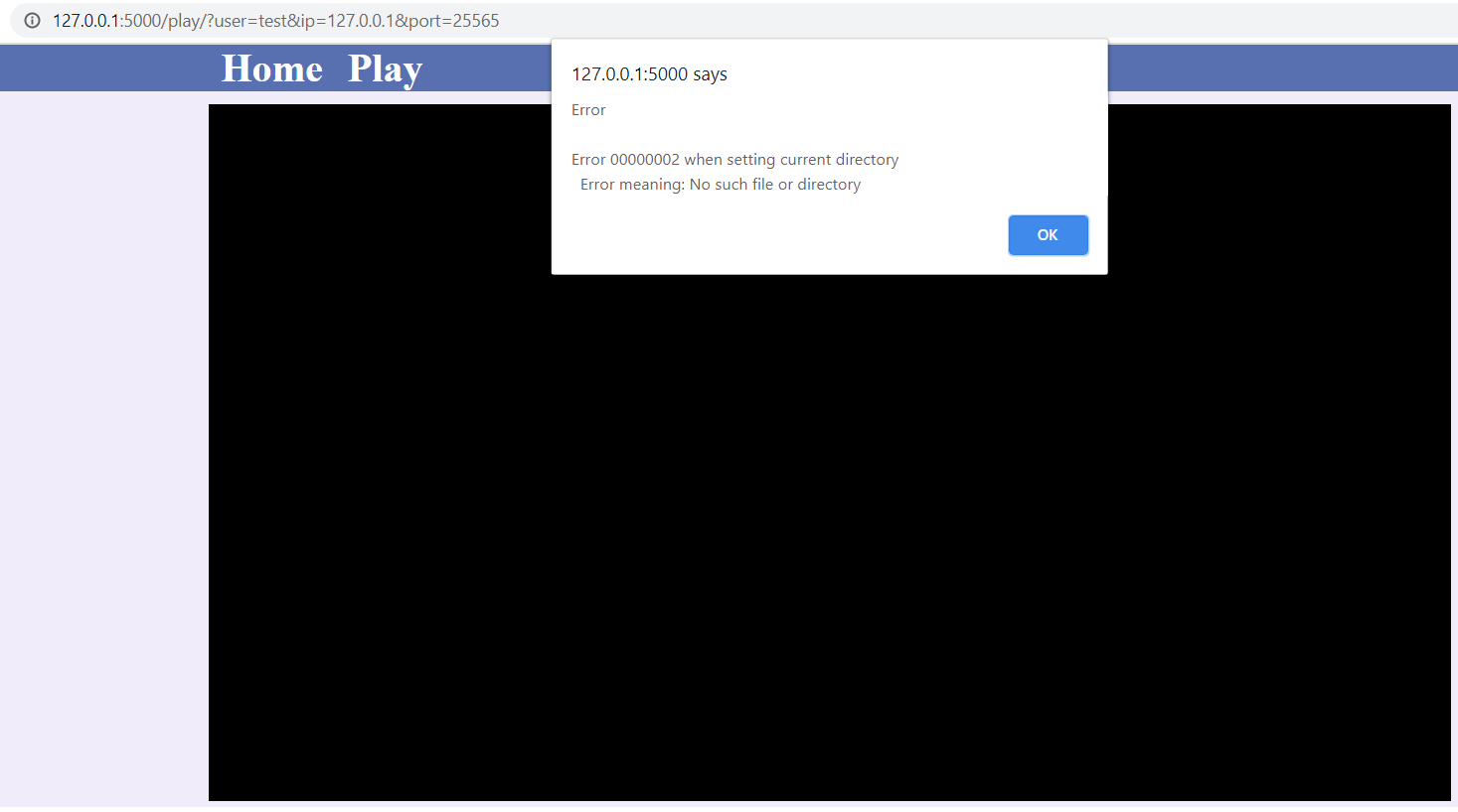 WebClient: Directory error when hosting using Flask · Issue #679 · ClassiCube/ClassiCube · GitHub