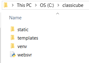 WebClient: Directory error when hosting using Flask · Issue #679 · ClassiCube/ClassiCube · GitHub