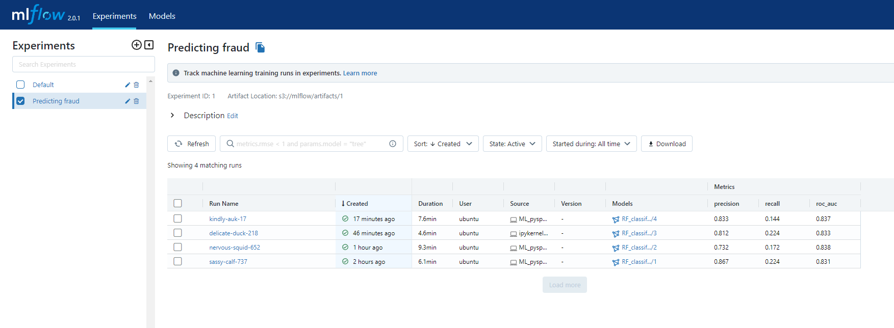 Write Pyspark Code For Model Training Set Up Mlflow And Automate With Airflow · Issue 25 8013