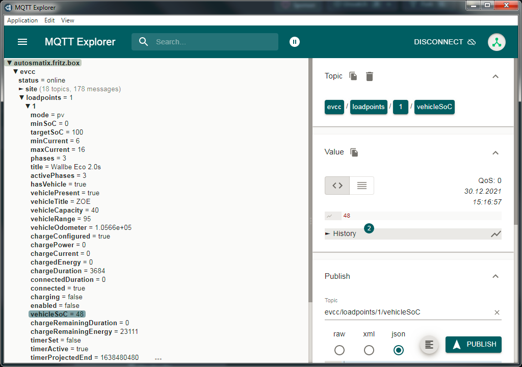 Vehicle Soc Not Available Via Mqtt · Issue 2155 · Evcc Ioevcc · Github