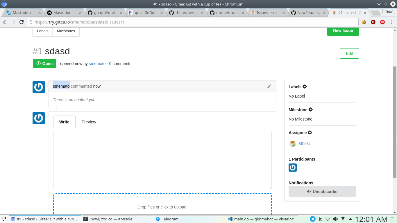 Issues And Prs Seem To Be Assigned To Ghost By Default · Issue 2067 · Go Giteagitea · Github 