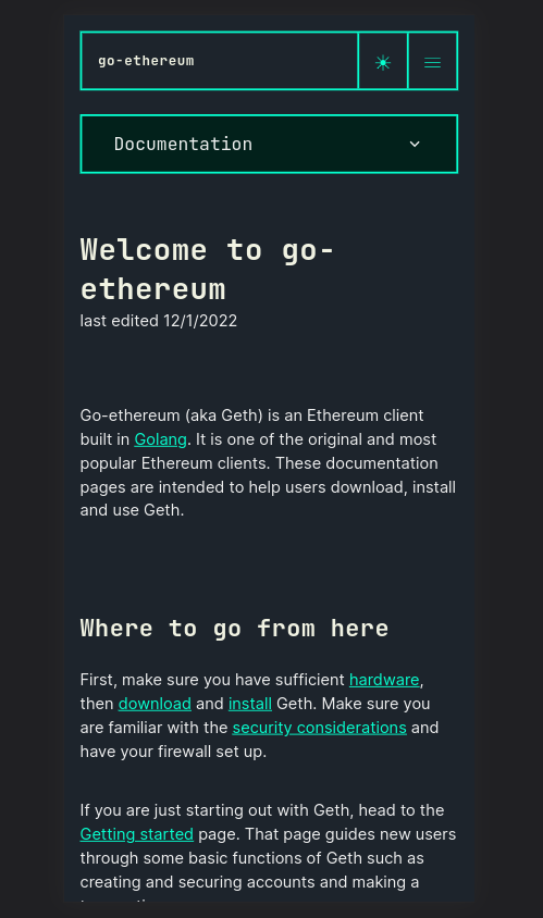 [UI] - FAQ spacing on mobile · Issue #100 · ethereum/geth-website · GitHub