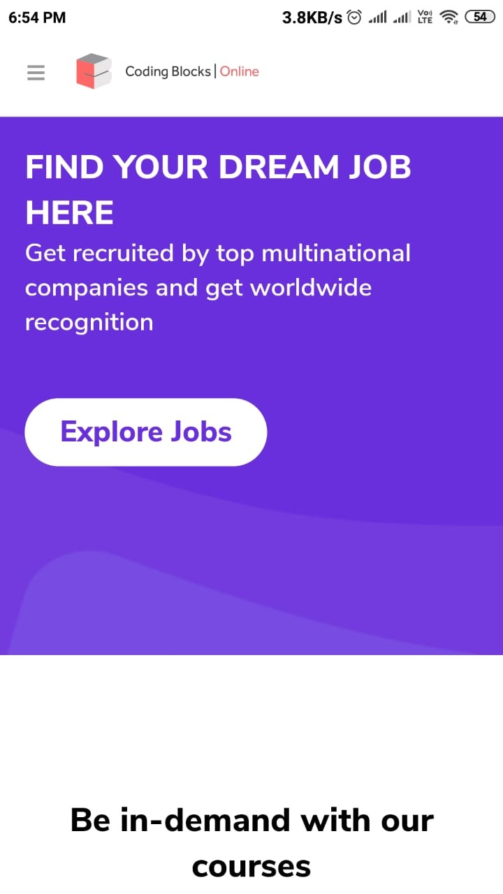 Find an issue / suggest an improvement · Issue #234 · coding-blocks/CBOnlineApp · GitHub