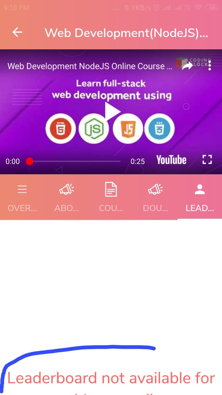 Find an issue / suggest an improvement · Issue #234 · coding-blocks/CBOnlineApp · GitHub