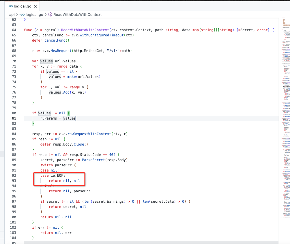 Why Not Return Eof Error · Issue 16223 · Hashicorpvault · Github