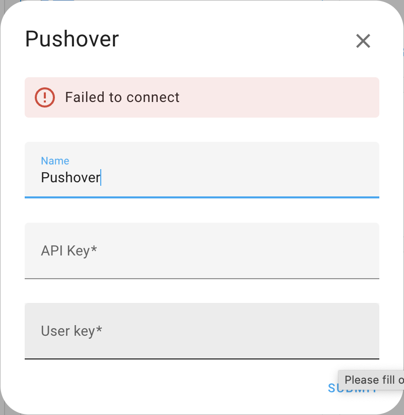 Pushover Broken Failed To Connect · Issue 24164 · Home Assistant Home · Github