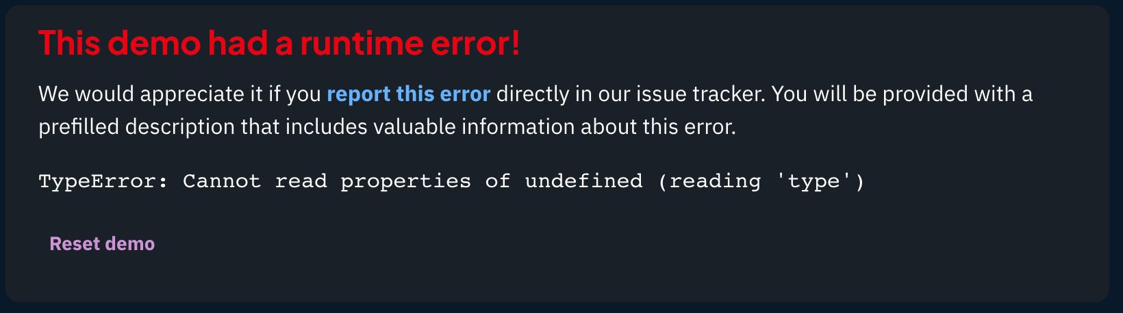[docs] Demo ScrollPlayground crashes · Issue #31571 · mui/material-ui · GitHub