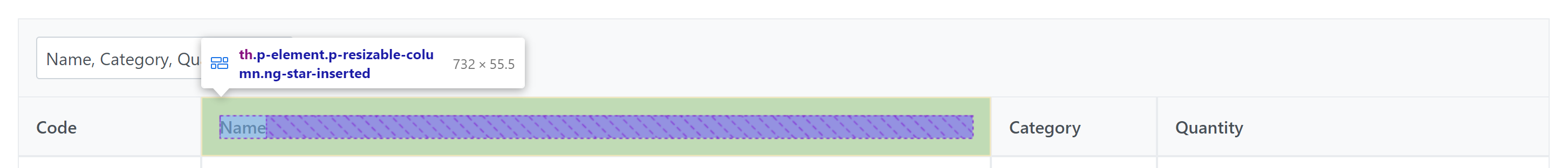 Table: Column Resize + Scrollable + Toggle => style not updatet · Issue #11045 · primefaces ...