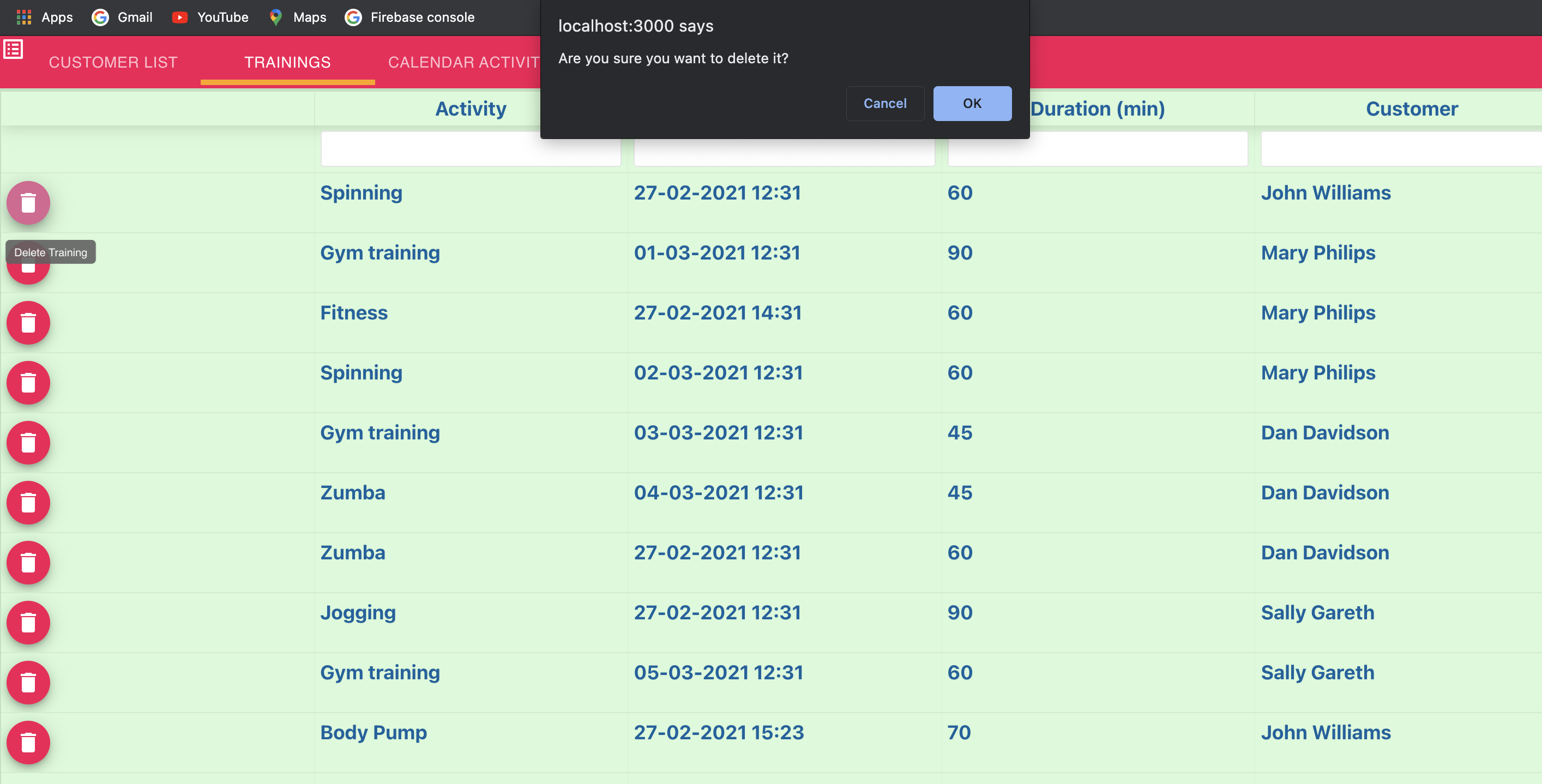 GitHub - VullnetJ/PersonalTrainer