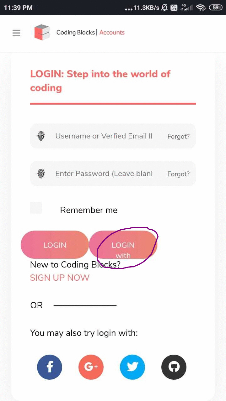 Find an issue / suggest an improvement · Issue #234 · coding-blocks/CBOnlineApp · GitHub