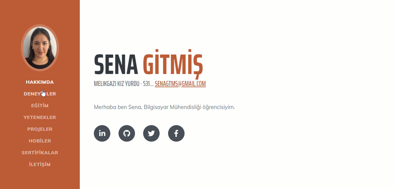 GitHub - senagtms/Portfolio-Website: It is a website made with C# MVC ...