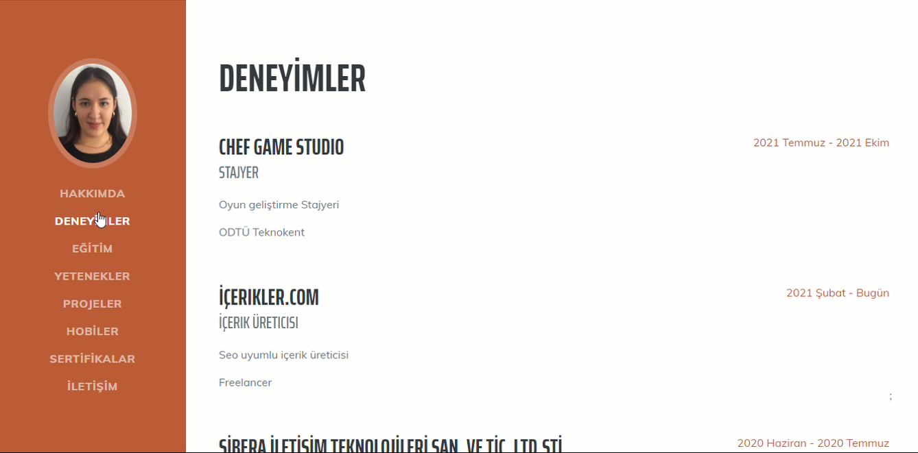 GitHub - senagtms/Portfolio-Website: It is a website made with C# MVC ...