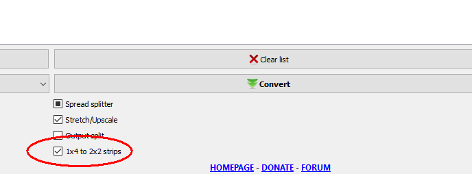 Is it possible to turn 1x4 strips into 2x2 to maximise screen usage? · Issue #439 · ciromattia ...