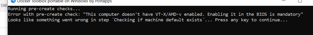 Issue Inside Virtualbox Guest · Issue 5 · Portappsdocker Toolbox Portable · Github