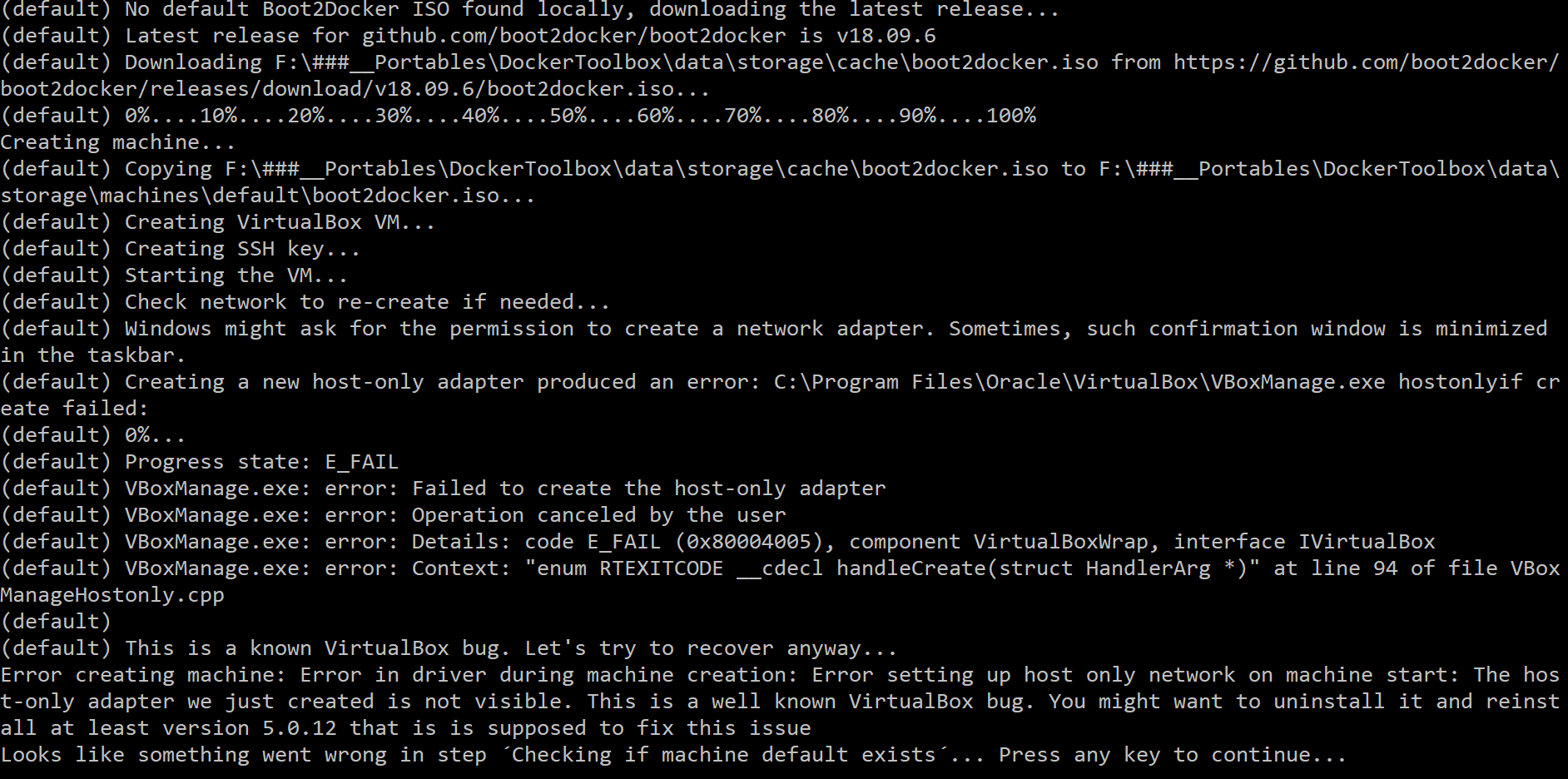 Issue Inside Virtualbox Guest · Issue 5 · Portappsdocker Toolbox Portable · Github