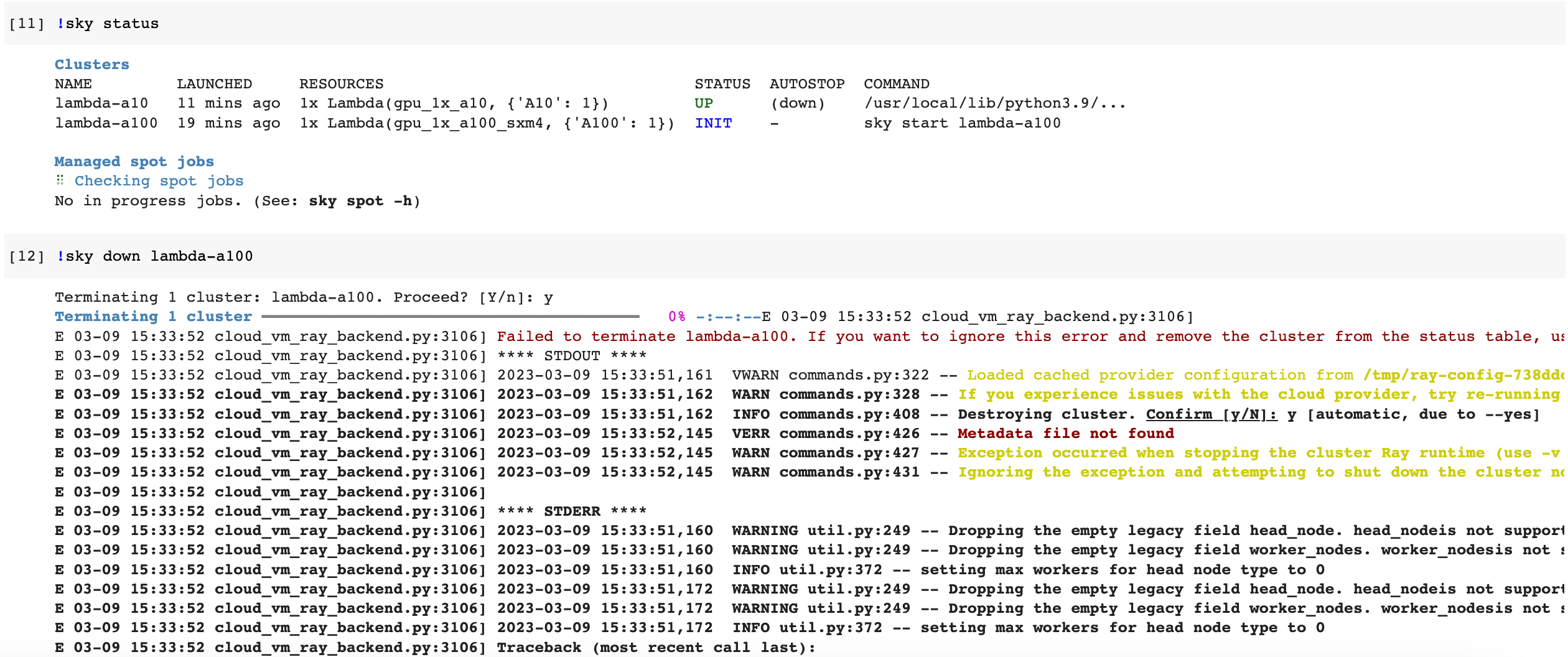 [Lambda Cloud] Handle `Ctrl-C` during launch · Issue #1678 · skypilot-org/skypilot · GitHub