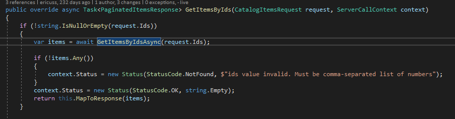 CatalogService: GetItemsByIds wrong behavior · Issue #1303 · dotnet ...