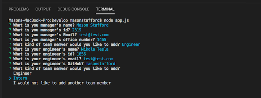GitHub - masonstafford/Team-Info