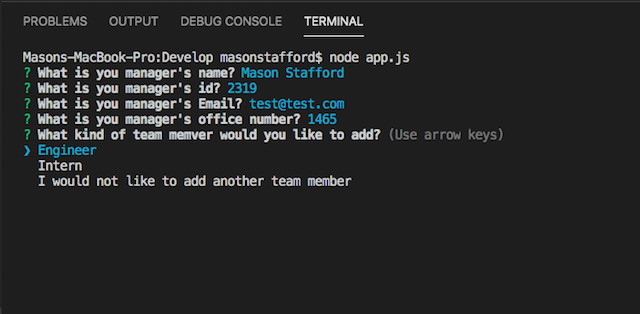 GitHub - masonstafford/Team-Info