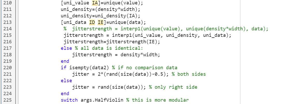 interp1 error · Issue #46 · bastibe/Violinplot-Matlab · GitHub