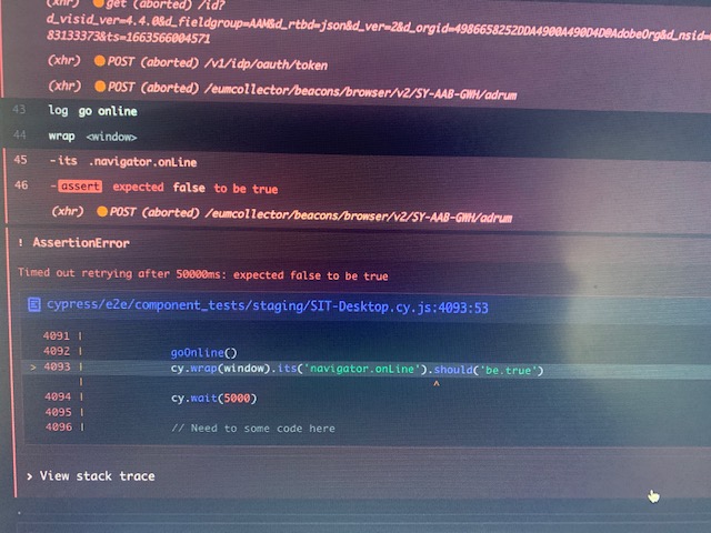Going Offline And Online Not Working In Cypress · Issue 23849 · Cypress Io Cypress · Github