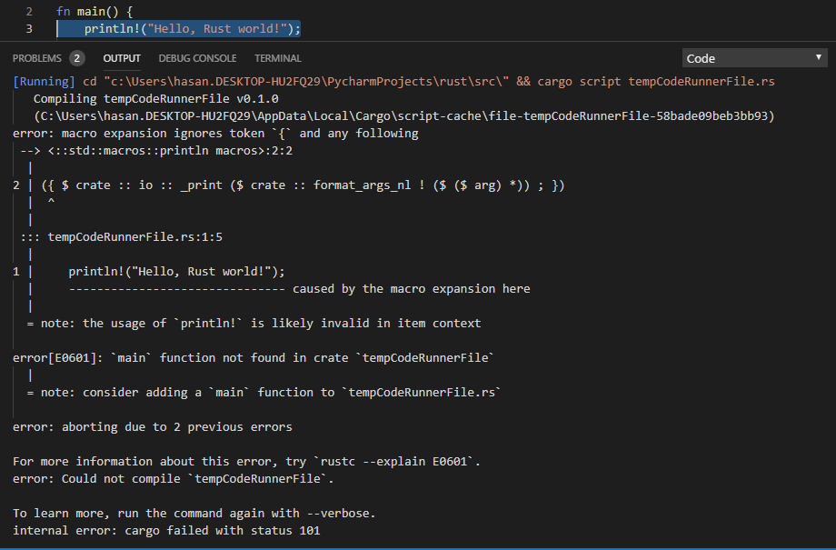 Windows build error · Issue #53 · evcxr/evcxr · GitHub