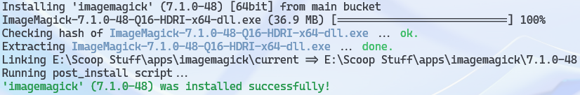 imagemagick@7.1.0-48: decompress error · Issue #3964 · ScoopInstaller/Main · GitHub