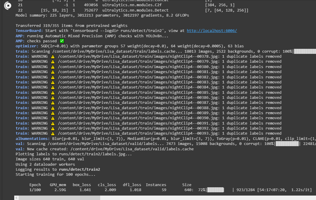 Keep geting "FileNotFoundError: val: No labels found in C:\[...]\lisa-dataset\valid\labels.cache ...