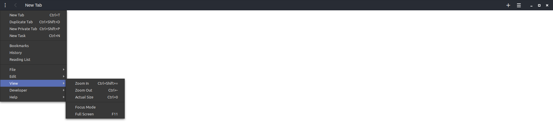Site size · Issue #1230 · minbrowser/min · GitHub