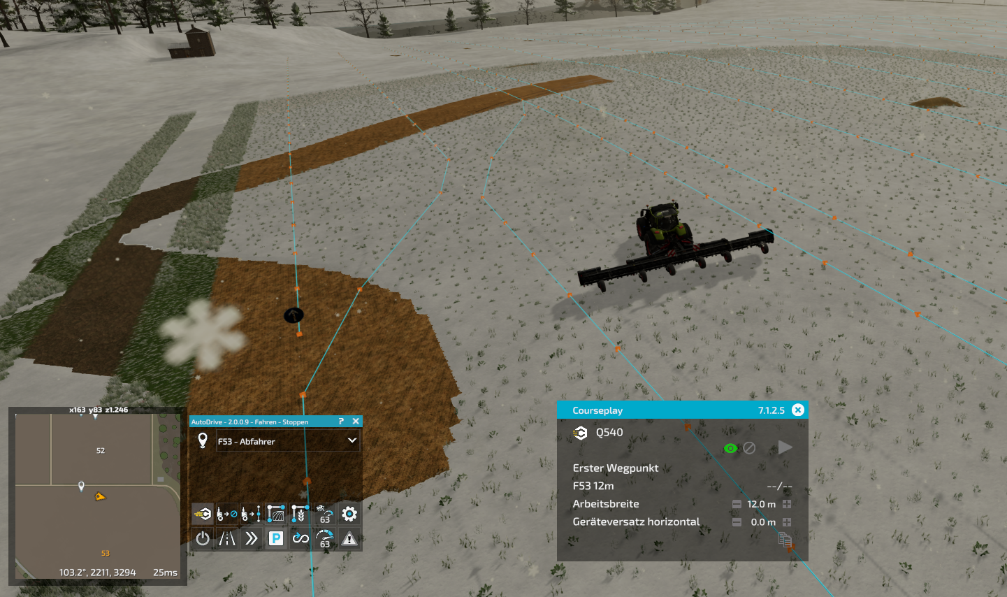[BUG_MP] Mulcher Anfahrt zum Feld mit Übergabe macht Probleme · Issue #2223 · Courseplay ...