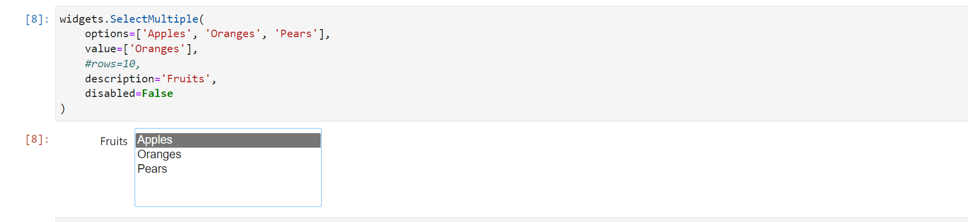 Shift Left Click Can Not Select In Range Properly In Widgets