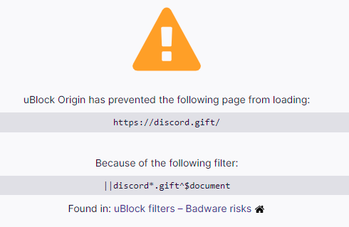 Various Discord scam links · Issue #10442 · uBlockOrigin/uAssets · GitHub