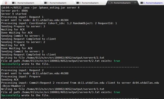 GitHub - NileshwariRC/3-Phase-voting-Protocol: I implemented this project as a part of 'Advanced ...