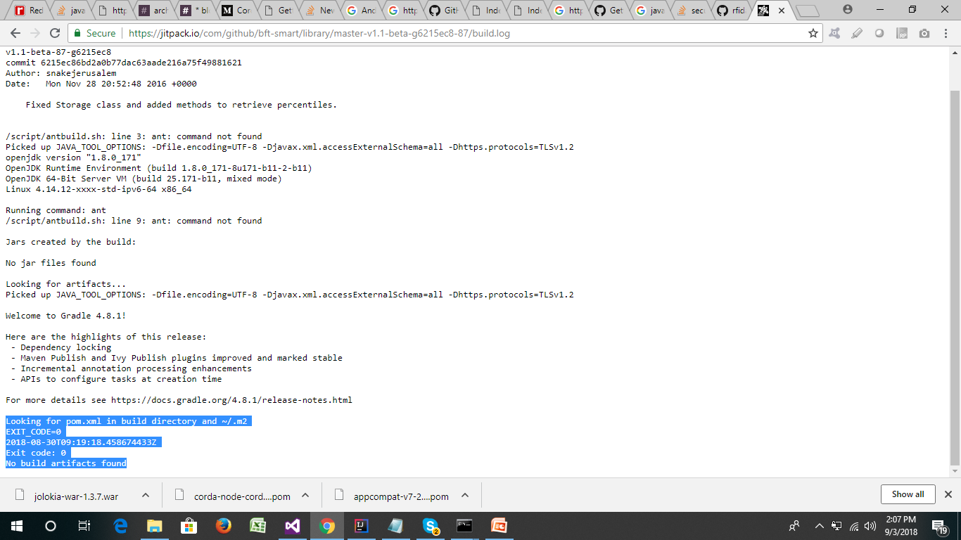 Dependency for bft-smart:library:master-v1.1-beta-g6215ec8-87 is failing · Issue #3884 · corda ...