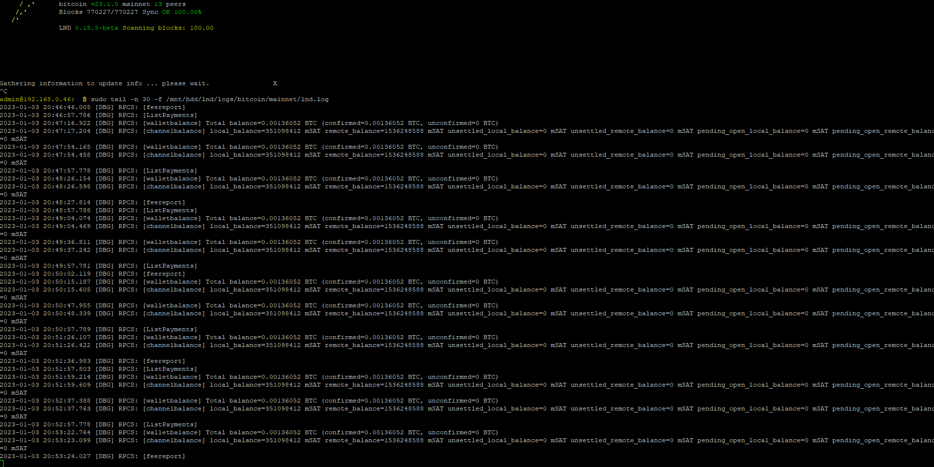 lnd/bitcoin 100% sync but node not running · Issue #3588 · raspiblitz ...