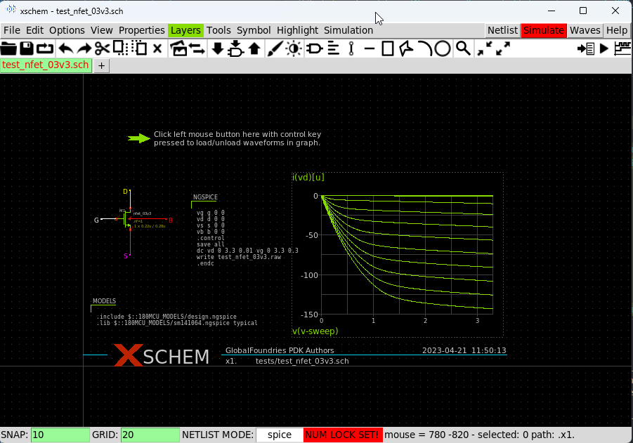 Gf180mcuc Xschem Setup Bugs · Issue 9 · Iic Jkuiic Osic Tools · Github