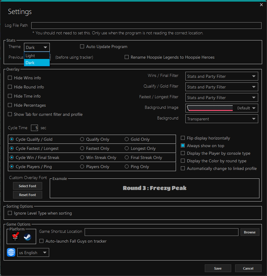 Added theme option and change overlay background image option. · Issue #189 · ShootMe ...
