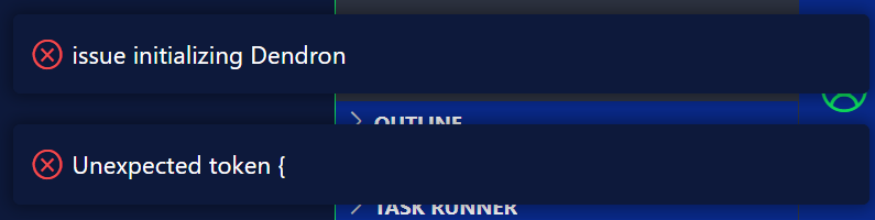 Error Initializing Dendron · Issue #3943 · dendronhq/dendron · GitHub