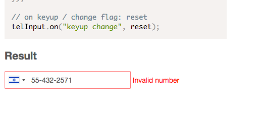 Valid Israel number is not accepted · Issue #761 · jackocnr/intl-tel-input · GitHub