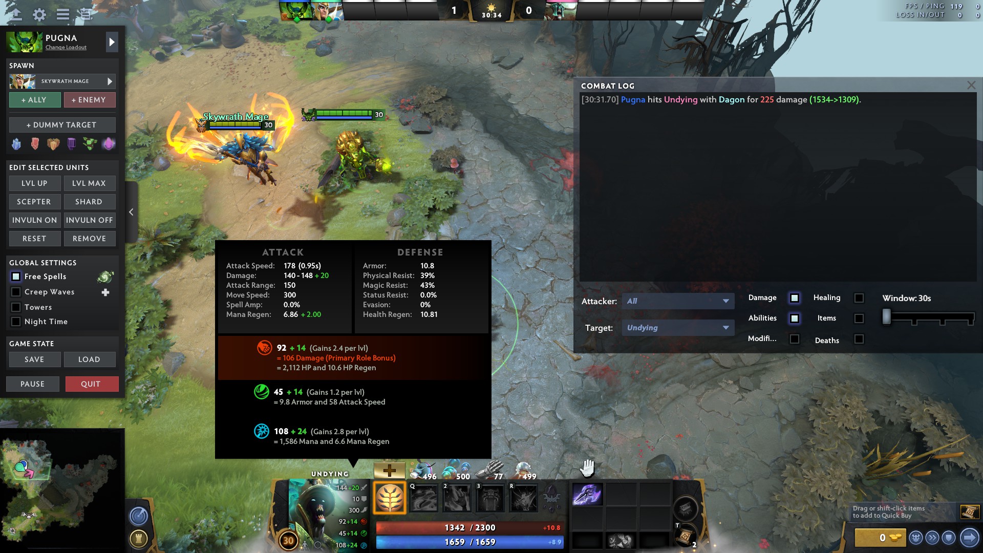 Dotas Internal math for dealing with Magic Resistance is wrong and leading to errors . · Issue ...