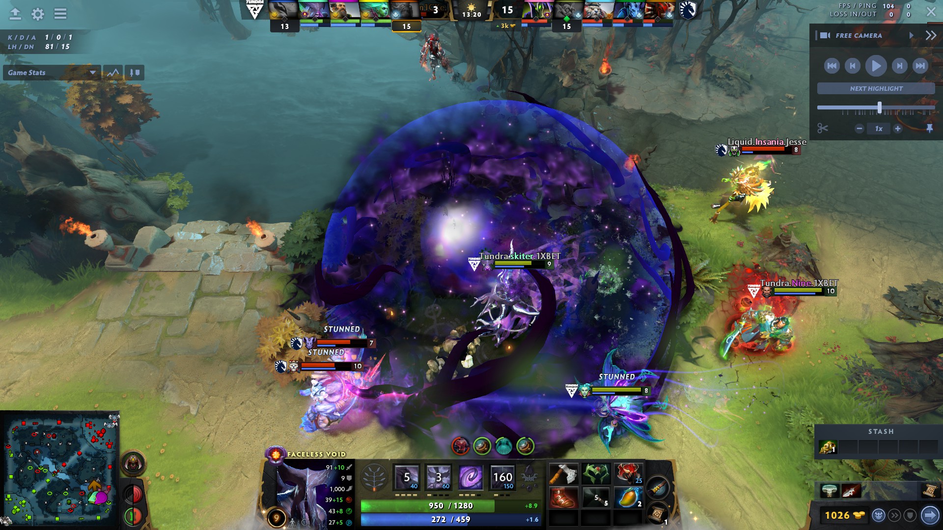 Possible replay visual bug: Stun overhead effect not displaying during chronosphere. · Issue ...