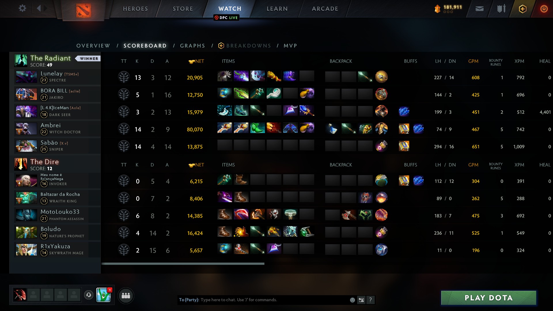 Post Game Screen adding 65k net worth · Issue #7594 · ValveSoftware ...