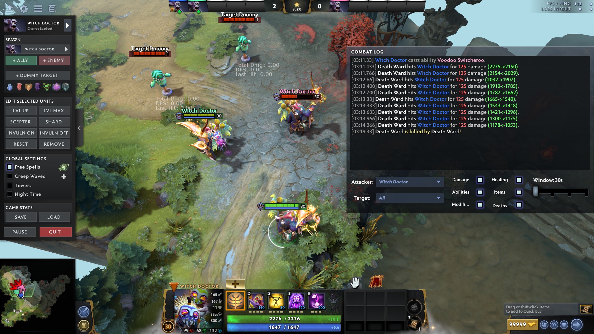 Voodoo Switcheroo does not slow Death Ward attack rate · Issue #9346 · ValveSoftware/Dota2 ...