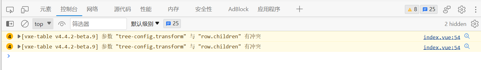 [vxe-table v4.3.5] 参数 "tree-config.transform" 与 "row.children" 有冲突 · Issue #1869 · x-extends/vxe ...