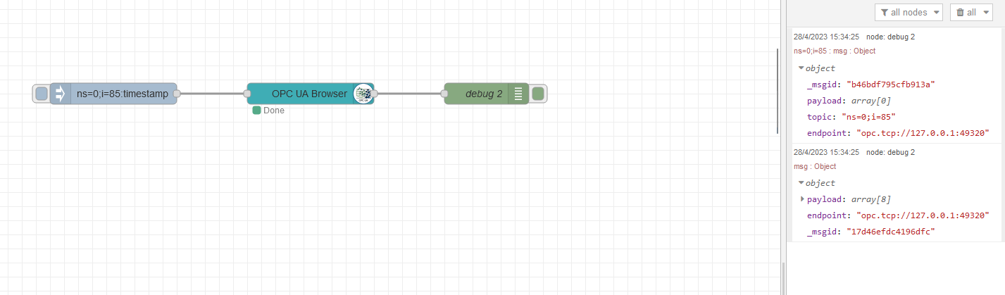Opc Ua Browse Action Removes All Properties From Msg Object · Issue 553 · Mikakarailanode Red