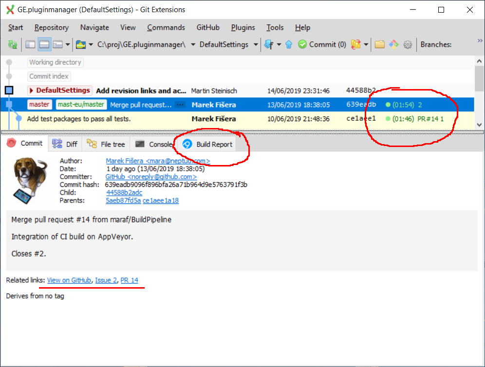 Add revision links and activate build server integration by mast-eu · Pull Request #16 ...