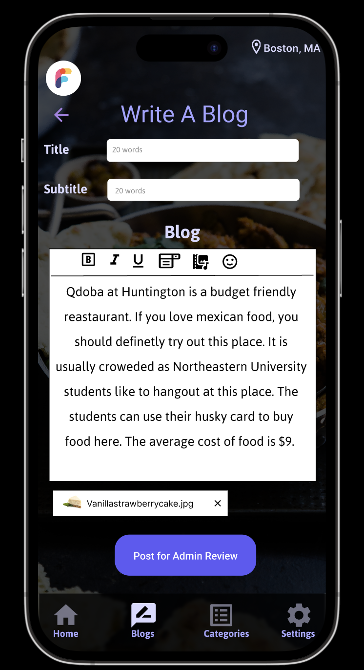 GitHub - MerwinRoy/FoodTales-Food-Blog-Application: CSYE 7280 - User Experience Design and ...